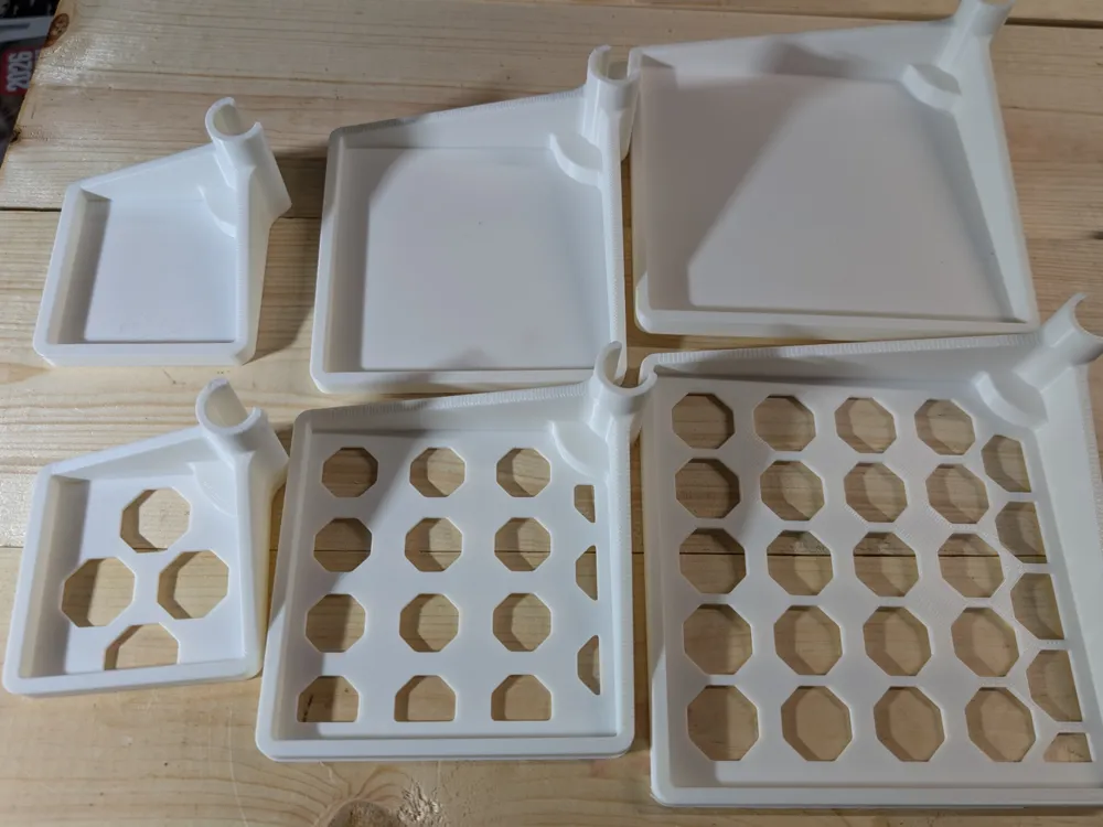 16mm Grow Tent Pole Shelf, Multiple Sizes - Free 3D Print Model ...