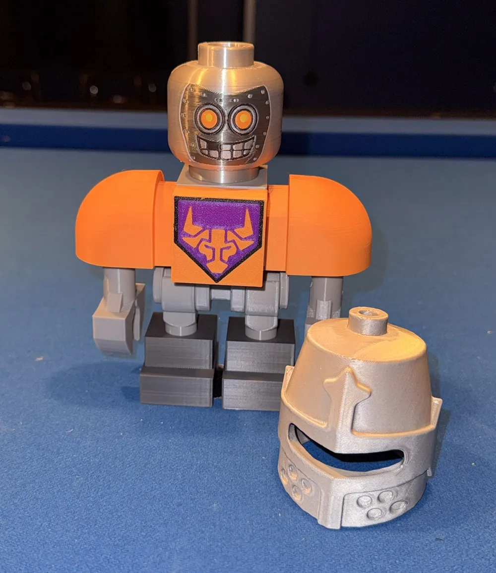 Nexo Knights - Axl Bot MegaFigure (5:1 Scale) - Free 3D Print Model ...