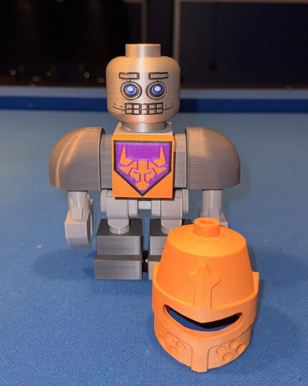 Nexo Knights - Axl Bot MegaFigure (5:1 Scale) - Free 3D Print Model ...