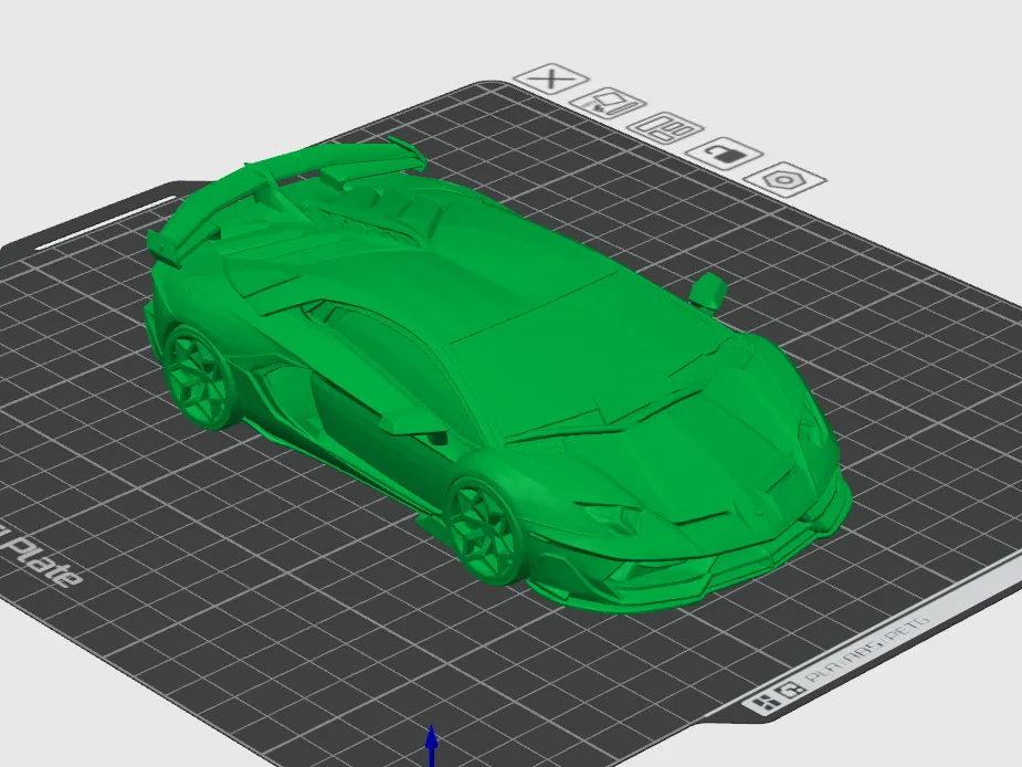 Lamborghini Aventador – 1:64 Scale Model - Free 3D Print Model - MakerWorld