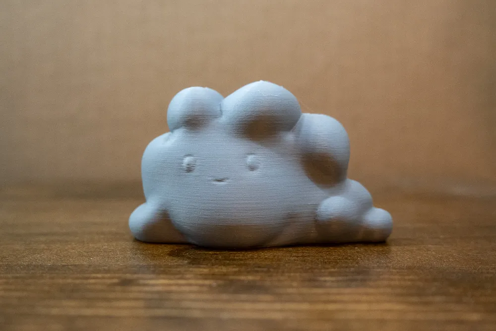 Happy Cute Cloud Guy - Free 3D Print Model - MakerWorld