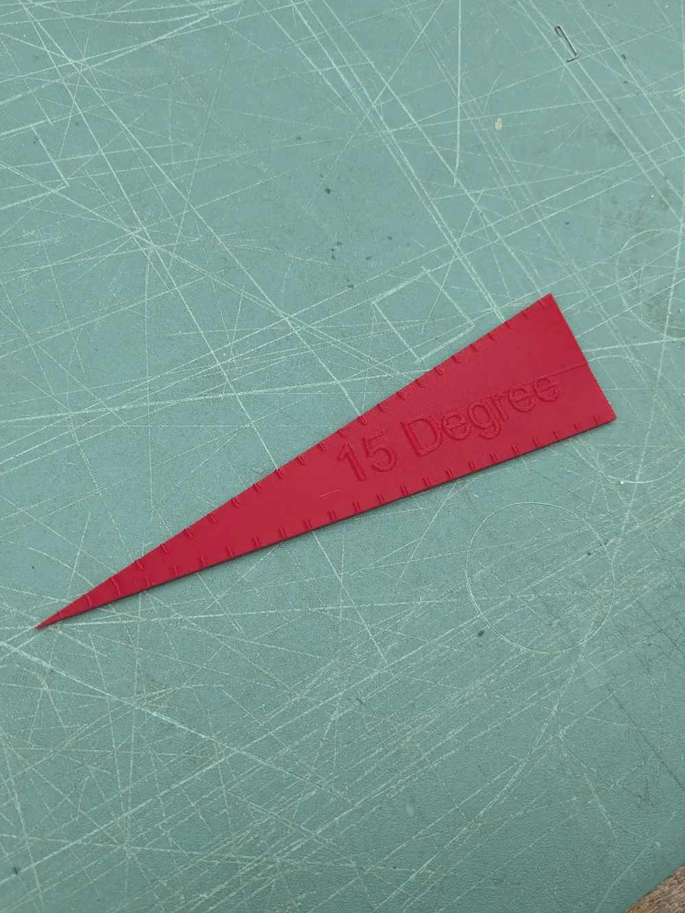 15 Degree Protractor Ruler Wedge by Sector67 - MakerWorld