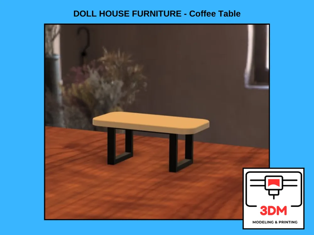 Doll House Furniture - Coffee Table by 3DM - MakerWorld