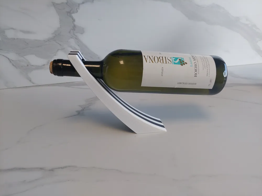 Balancing wine bottle holder by jackplus - MakerWorld