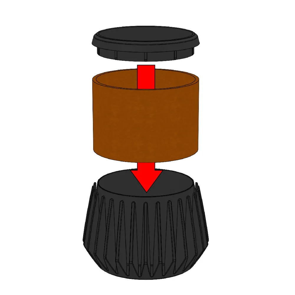 Cardboard Spool Flower Pot by JRooney - MakerWorld