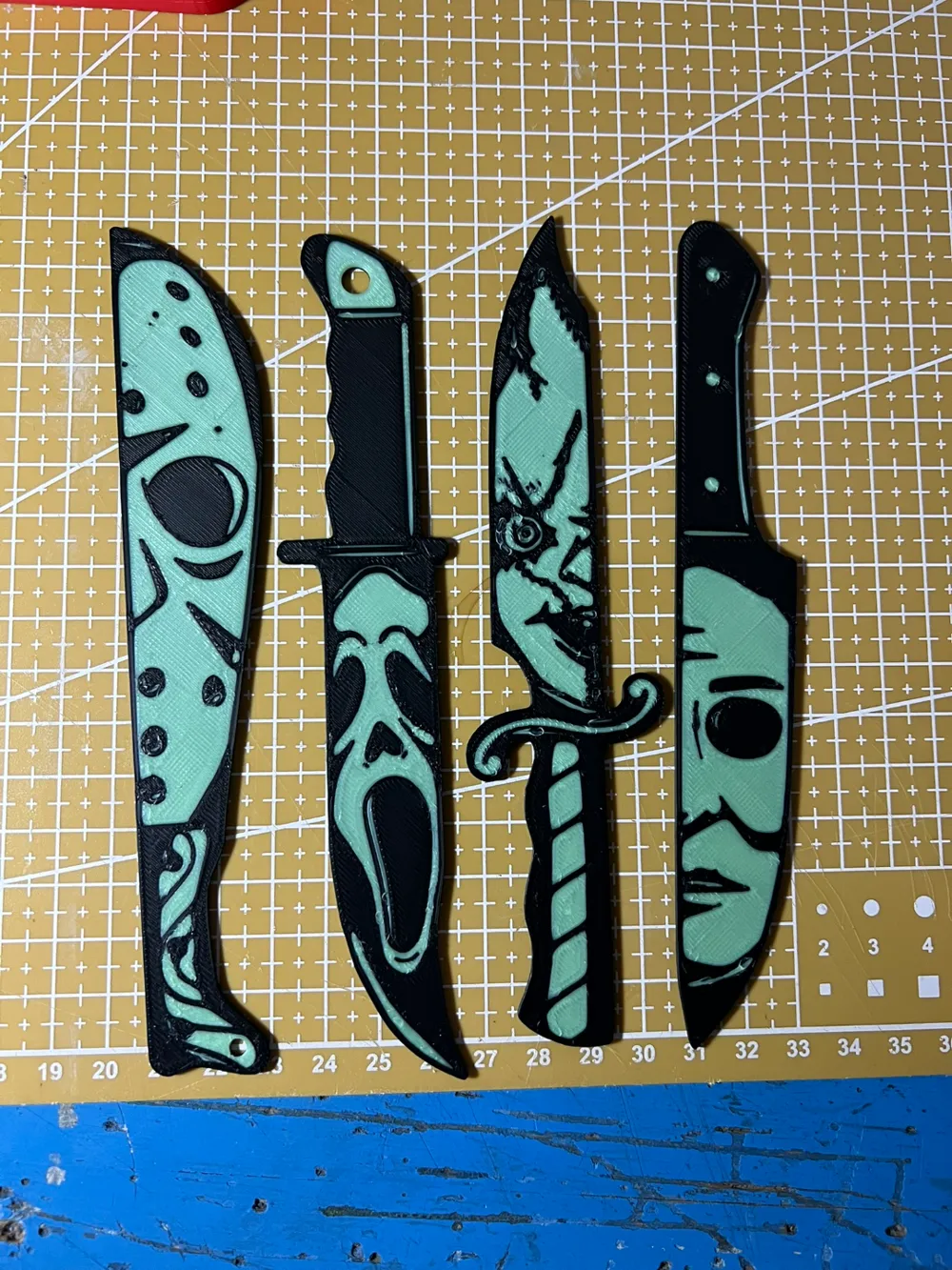 Kit of 4 Bookmark Halloween horror by Emsi94 MakerWorld: Download Free ...