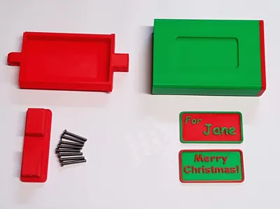 Easy-Print Christmas Gift Box with Concealed Lock by bermaringen ...