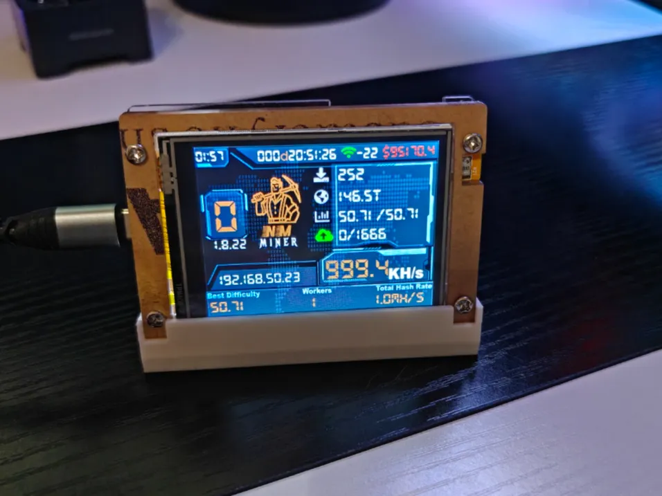 NM Miner Stand - Free 3D Print Model - MakerWorld