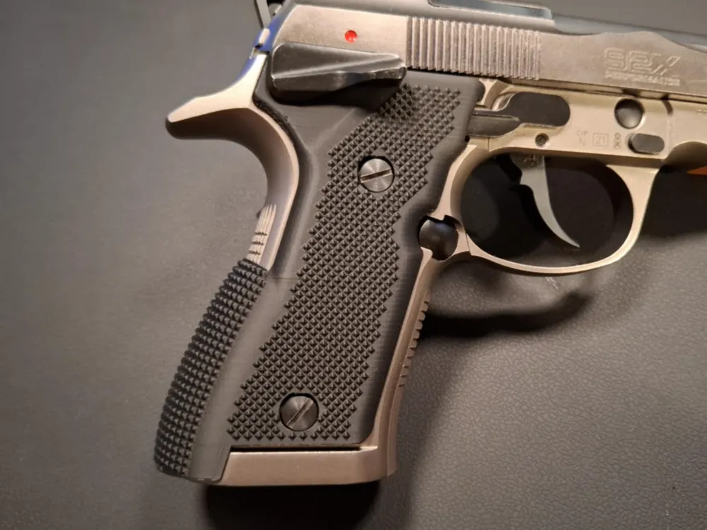 Wrap around grips for Beretta 92x performance - Free 3D Print Model ...