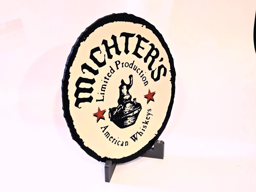 Michter's American Whiskey Sign - Free 3D Print Model - MakerWorld