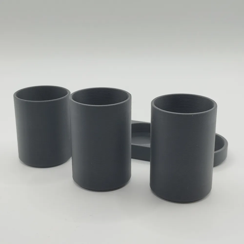 Design Toothbrush Holder Set with 3 Cups - Free 3D Print Model - MakerWorld