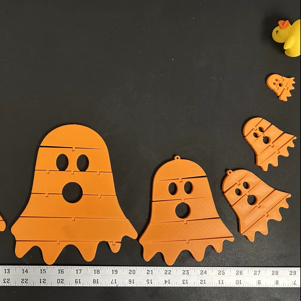 Flexi Halloween Ghosts - 6 Sizes - With and Without Hanging Holes. One ...