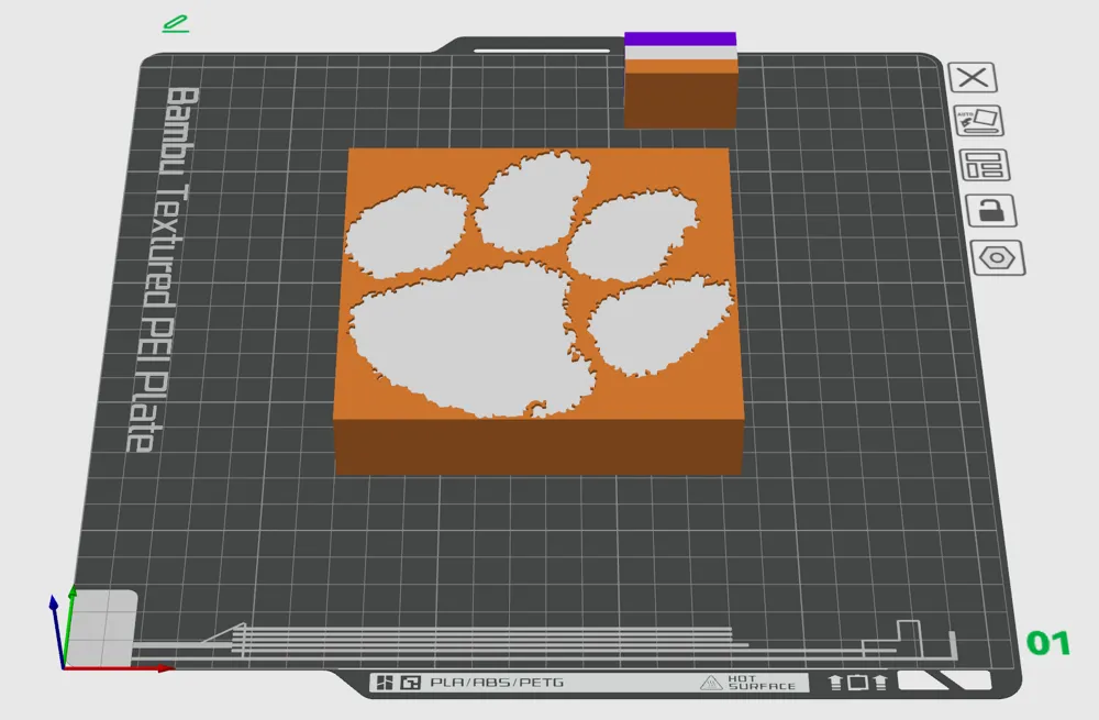 Clemson Sign by Ebrells23 - MakerWorld