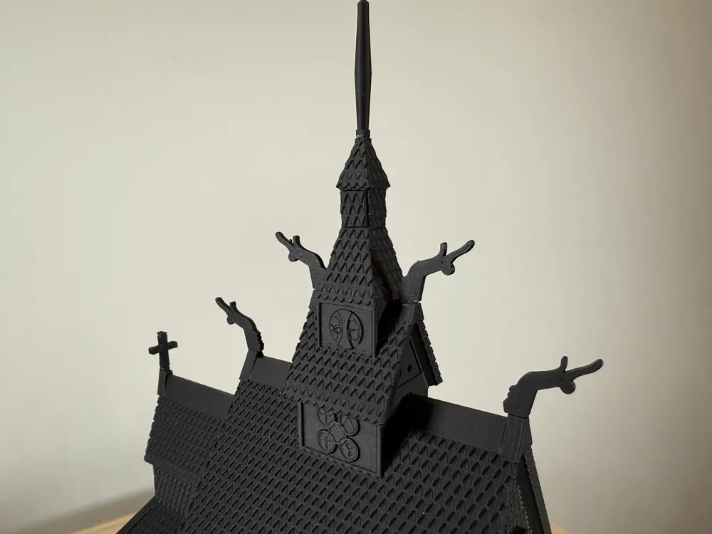 Norwegian Stave Church by Mechatronixdesigns MakerWorld: Download Free ...