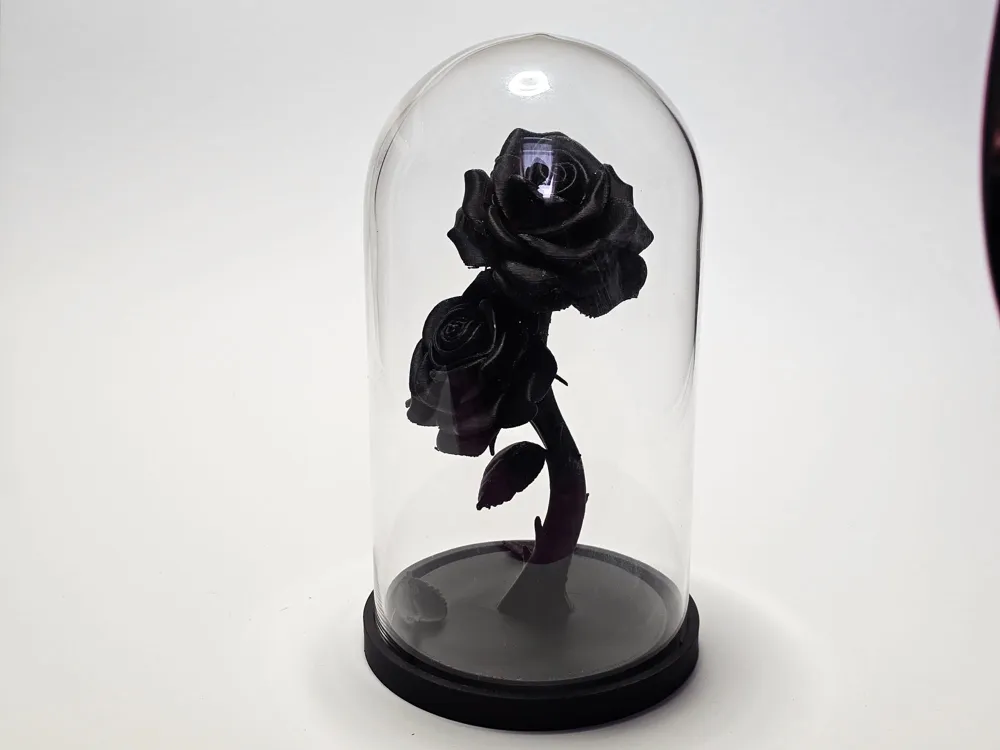 Dramatic Black Rose Decor by Barika MakerWorld: Download Free 3D Models