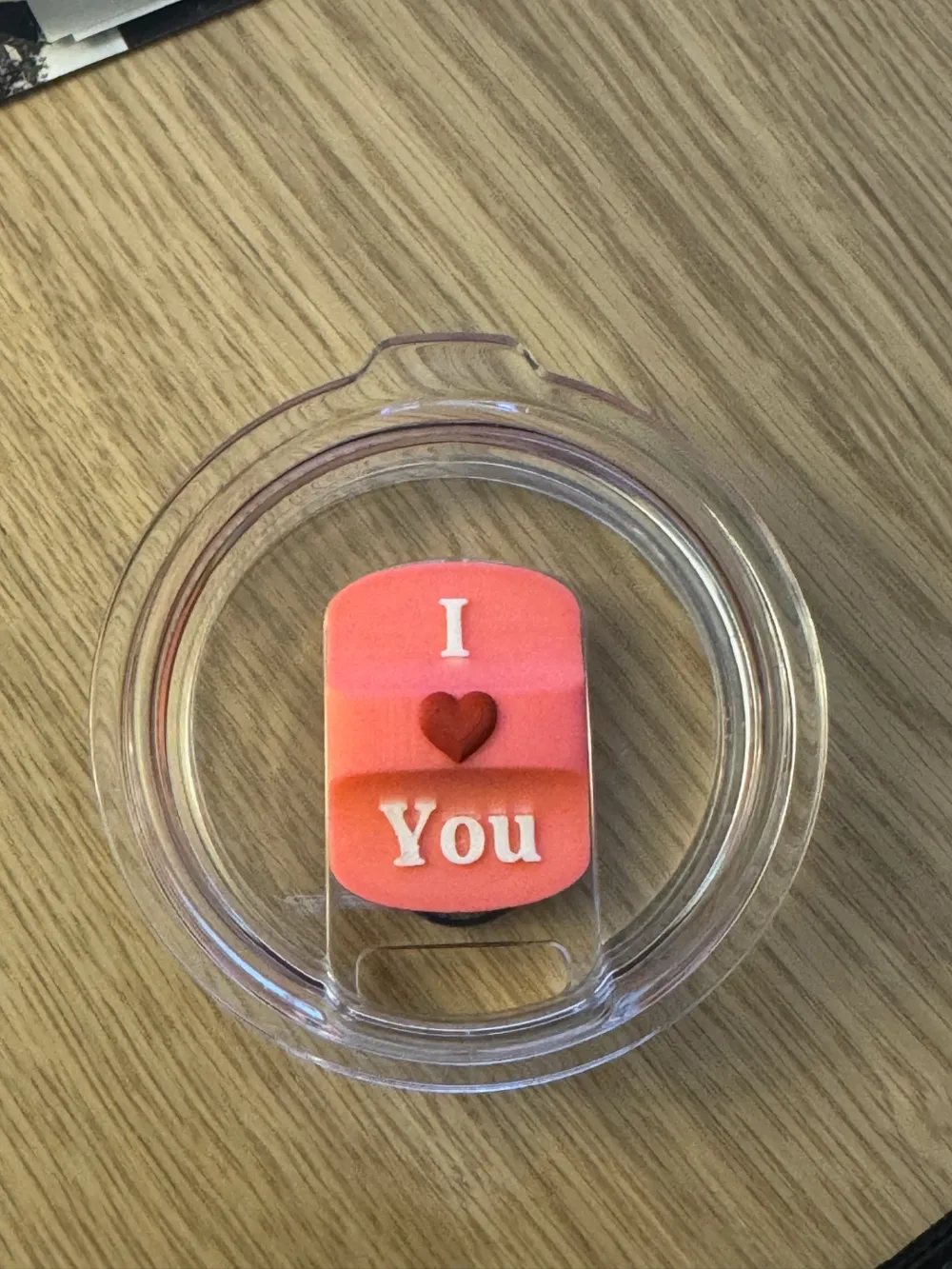 Valentines "I love you" Yeti Cup Mag Slider - Free 3D Print Model ...