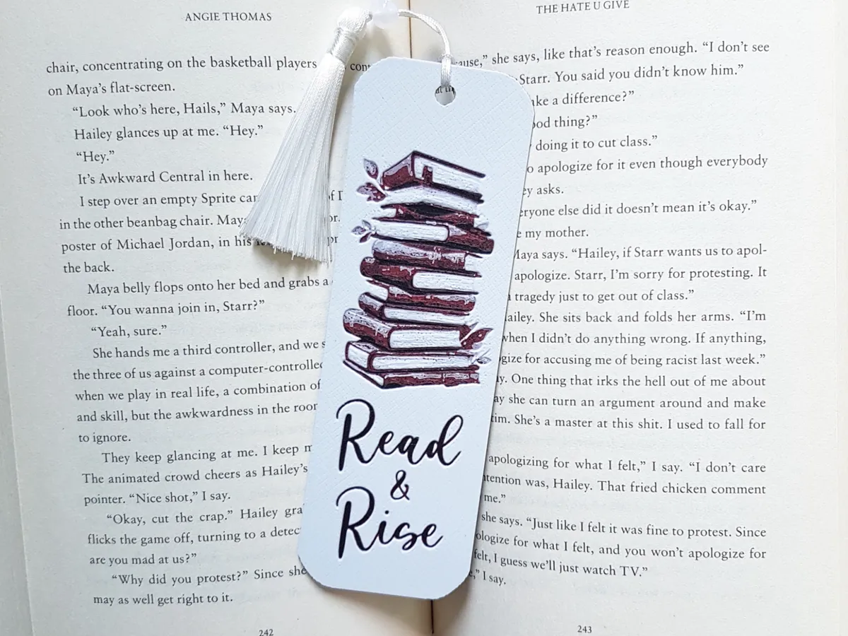 Bookmark, Inspiration, Read and Rise - Free 3D Print Model - MakerWorld