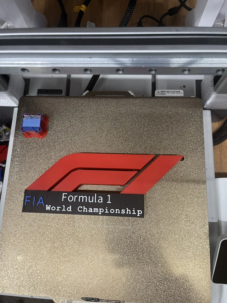 F1 and FIA logo - Free 3D Print Model - MakerWorld
