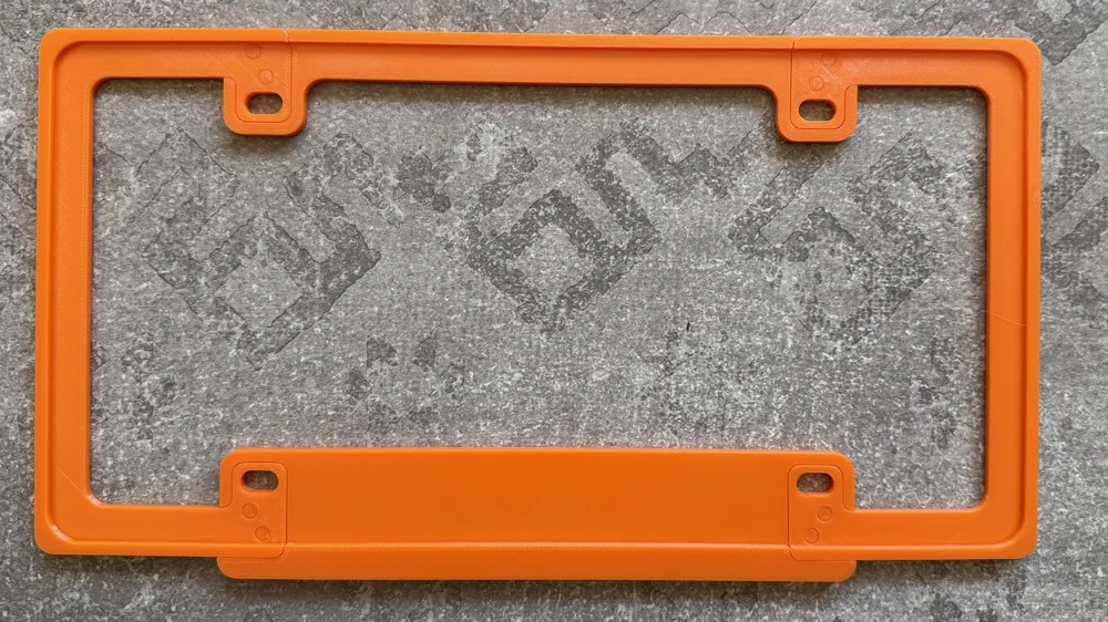 Car License Plate Frame - Free 3D Print Model - MakerWorld