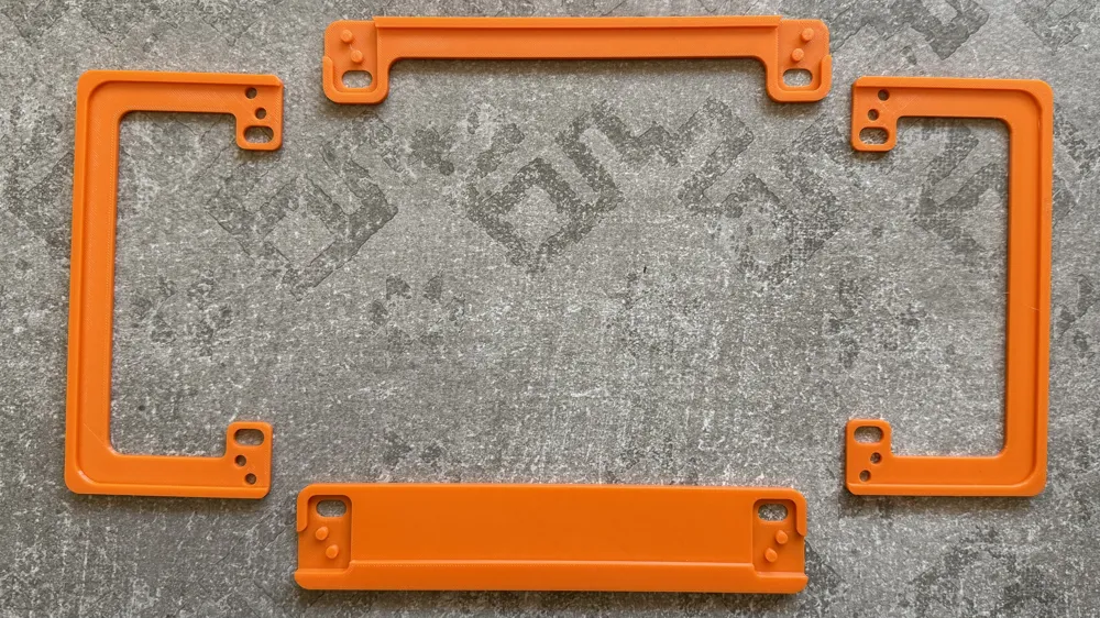 Car License Plate Frame - Free 3D Print Model - MakerWorld