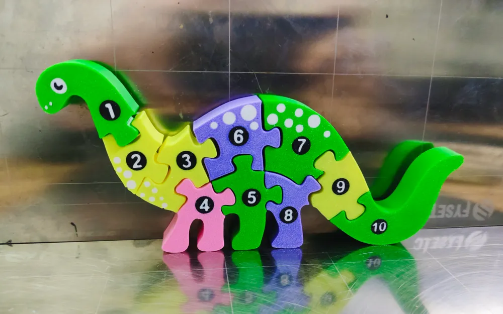 Montessori - Puzzle Brontosaurus by michal0082 MakerWorld: Download ...