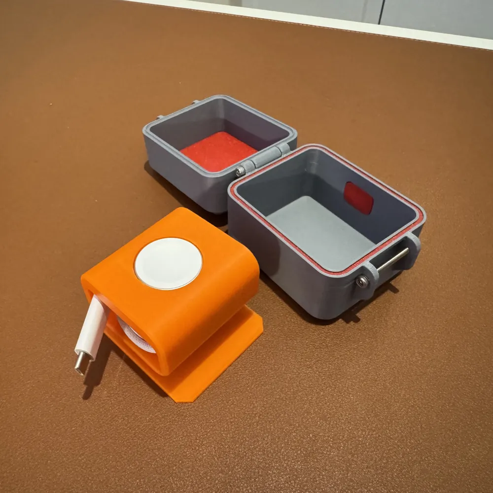 Boîte Apple Watch avec support de charge (deux versions) - Modèle d ...