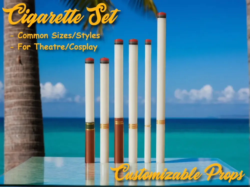 Cigarette Prop Set by beetle - MakerWorld