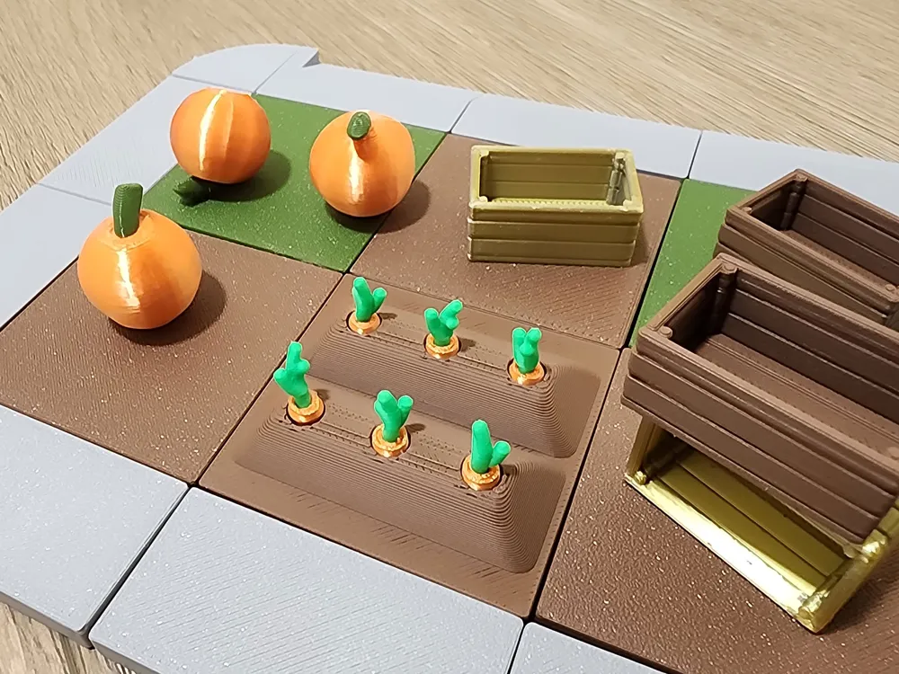 CyberFarm: Build Your Farm with Fruit and Veggi's by marek MakerWorld ...