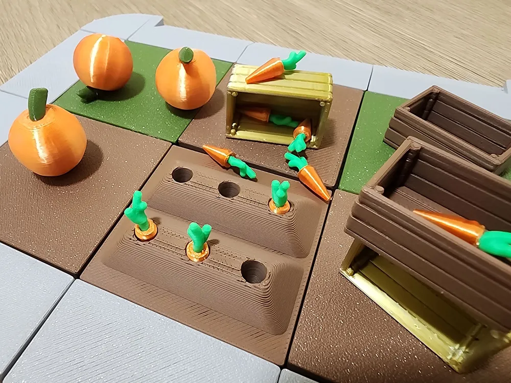 CyberFarm: Build Your Farm with Fruit and Veggi's by marek MakerWorld ...