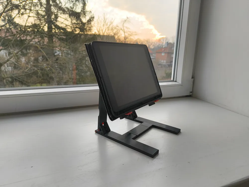 3in1 iPad/Tablet Stand/Riser Foldable & Adjustable by ScaptoxMakerWorld ...