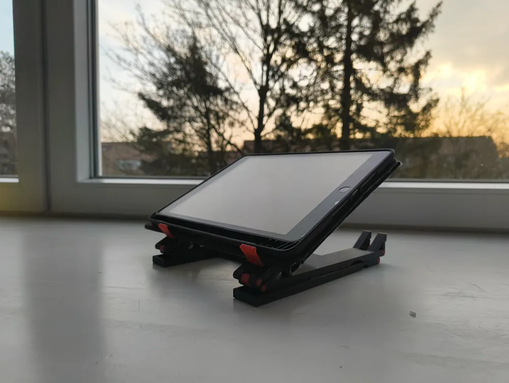 3in1 iPad/Tablet Stand/Riser Foldable & Adjustable by ScaptoxMakerWorld ...