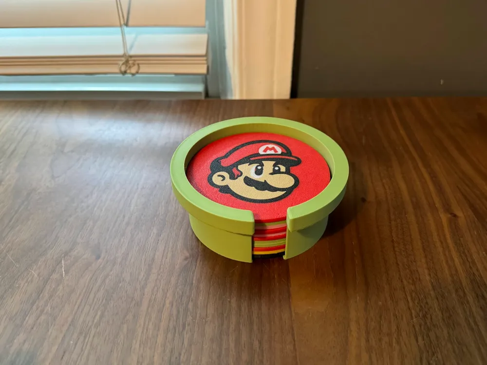 Complete Super Mario Bros Coaster Set + Holder by TheKingOfSpain ...