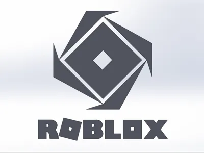 stylish Roblox logo - Free 3D Print Model - MakerWorld
