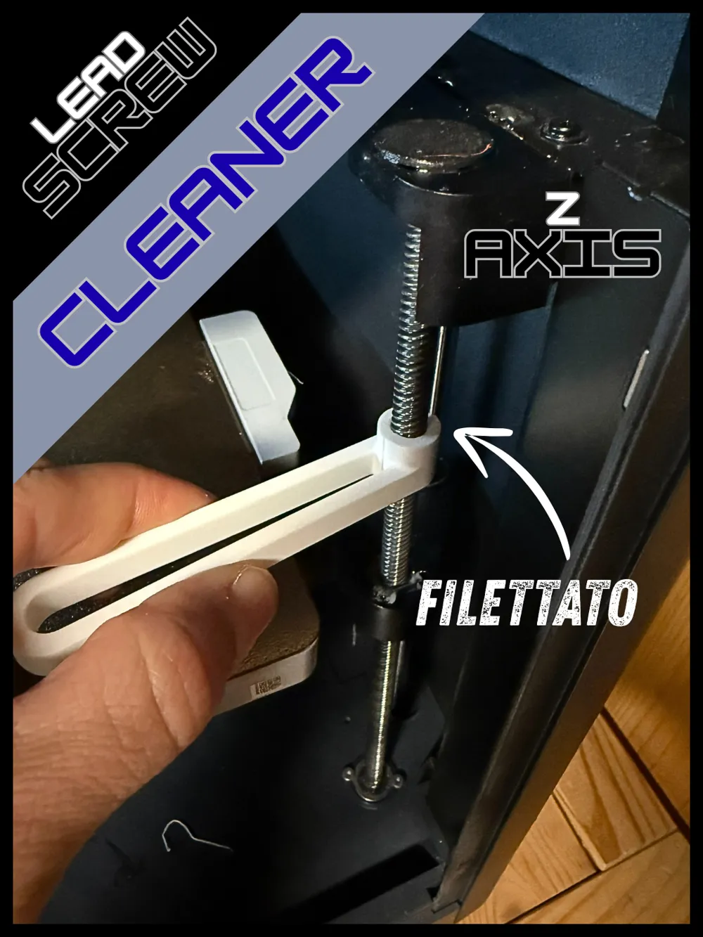 LEAD SCREW CLEANER - Z AXIS - Free 3D Print Model - MakerWorld