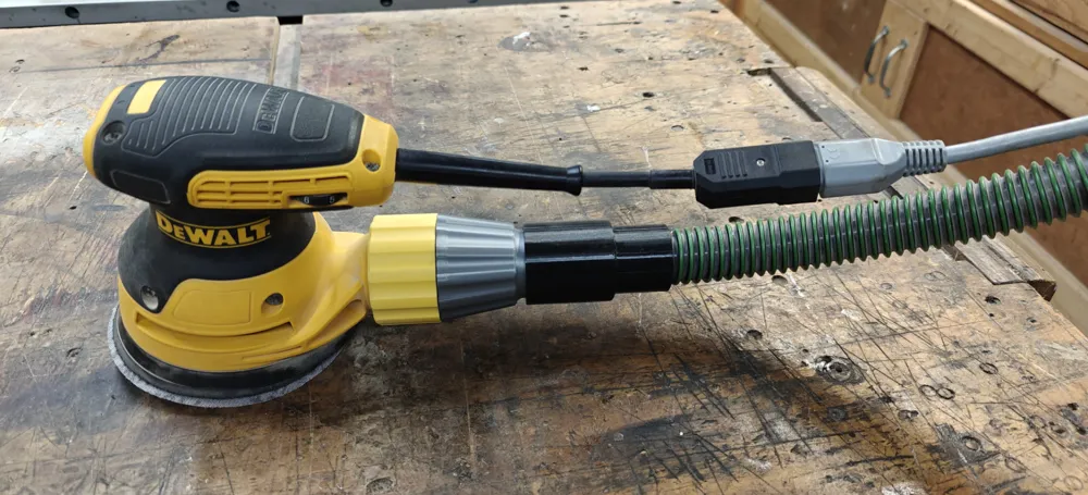 DeWalt Airlock to 38mm Adapter Remixed by jPepper3 MakerWorld: Download ...
