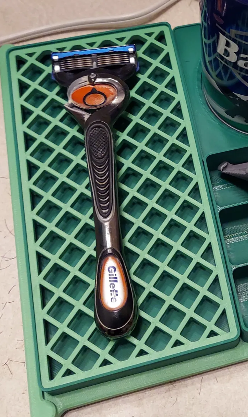 Gridfinity Razor / Soap Lid bathfinity by AirshipCpt - MakerWorld