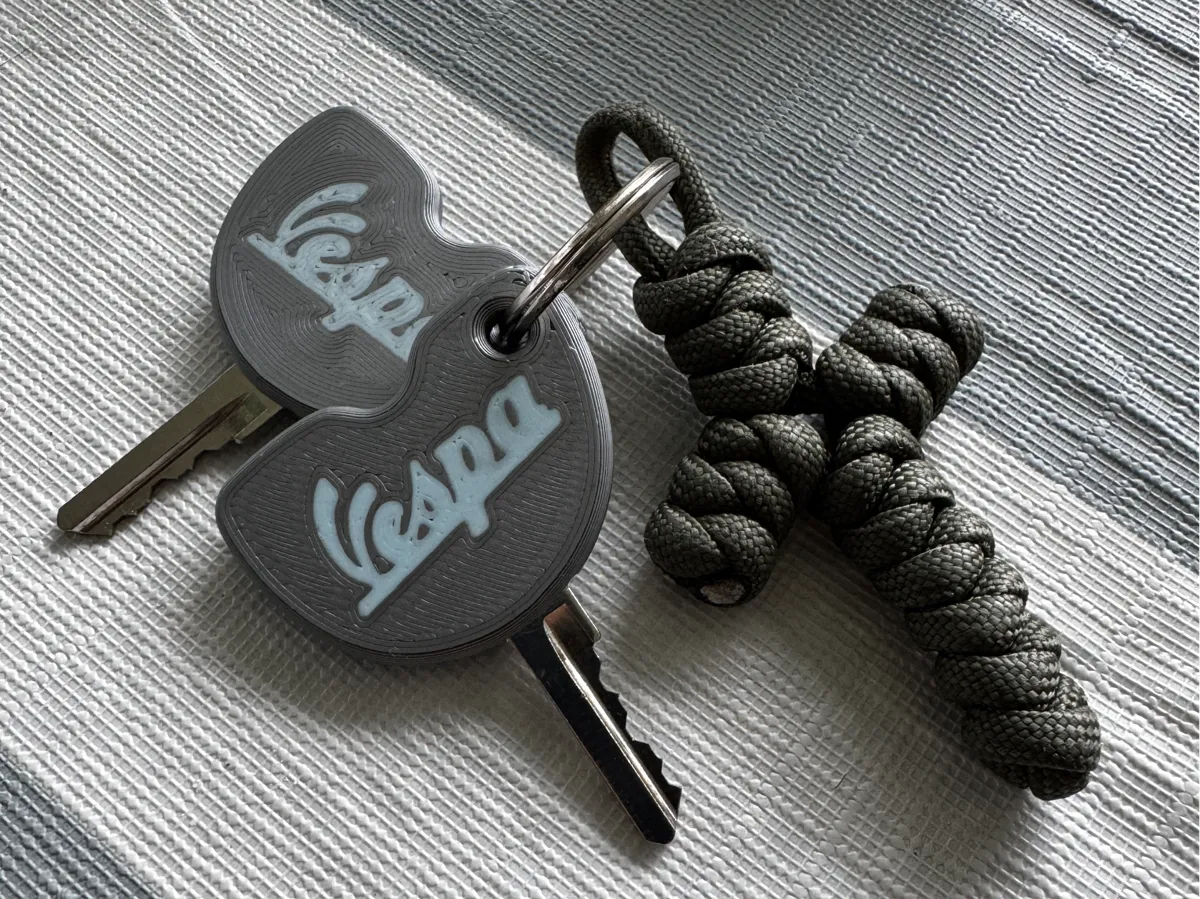 Vespa Retro Key Restyle - Free 3D Print Model - MakerWorld