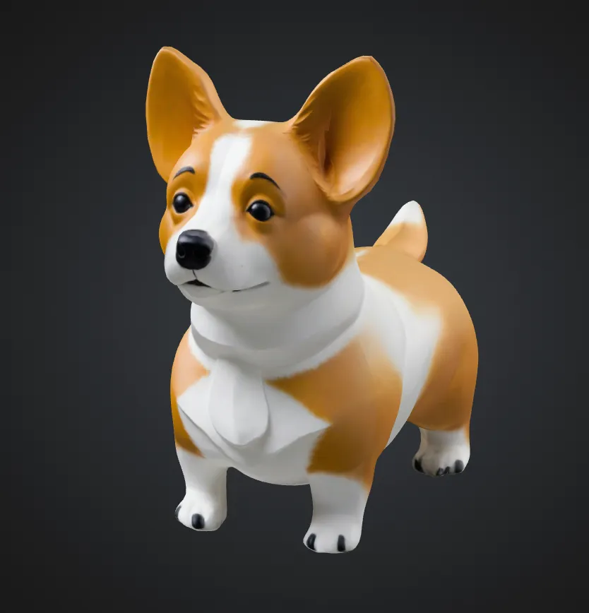 Cute Chibi Corgi by kyleolsondesign - MakerWorld