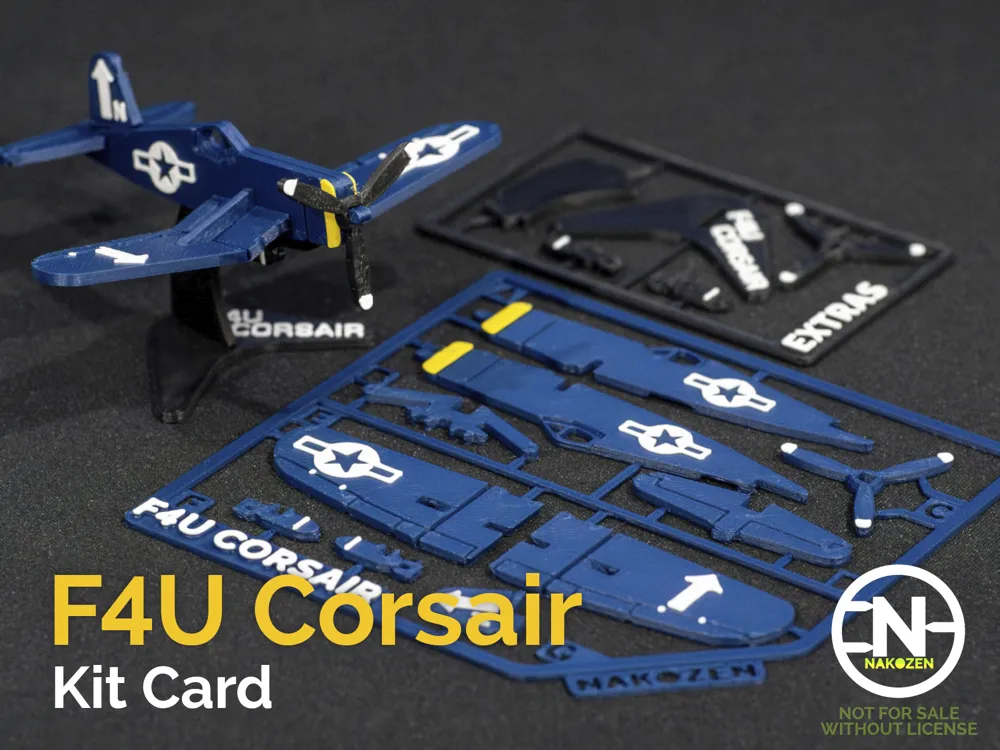 Kit Carte F4U Corsair par Nakozen MakerWorld : Téléchargez des Modèles ...