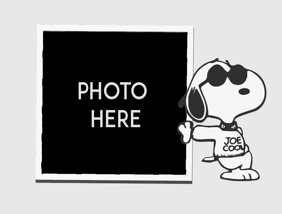 Snoopy photo frame by WindyEle MakerWorld: Download Free 3D Models