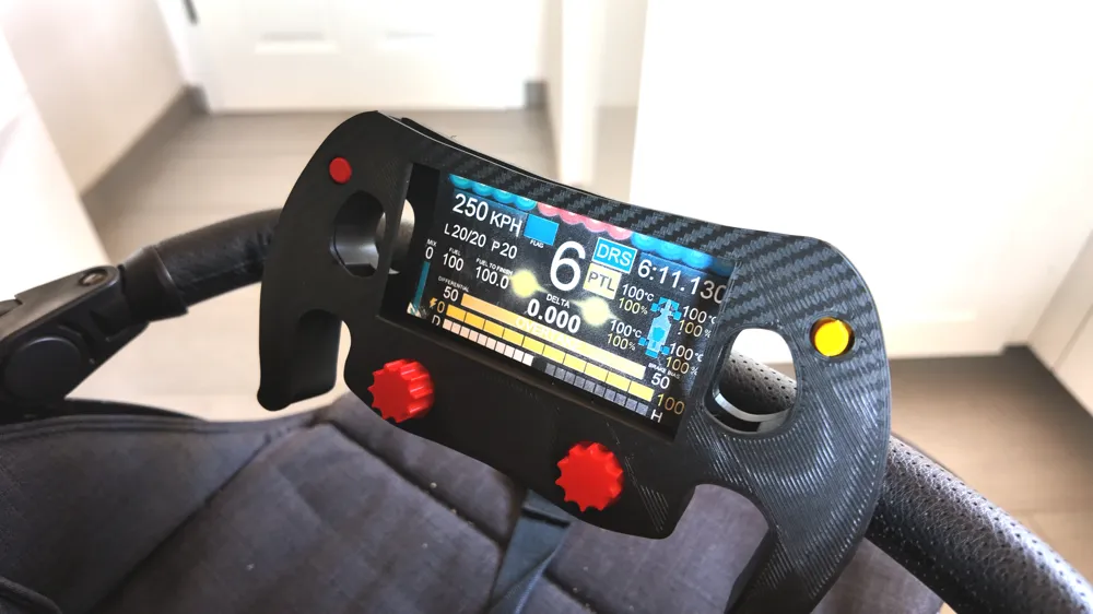 Formula 1 Stroller Steering Wheel by MakersHelpCare - MakerWorld