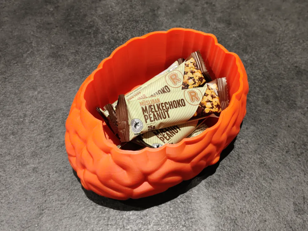 Brain Bowl With Lid - Halloween Remixed by Levi Moore - MakerWorld