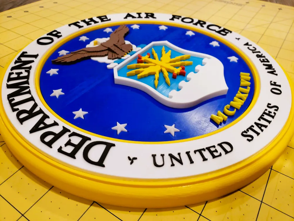 USAF Plaque 9-3/4" by BigSarge207 - MakerWorld