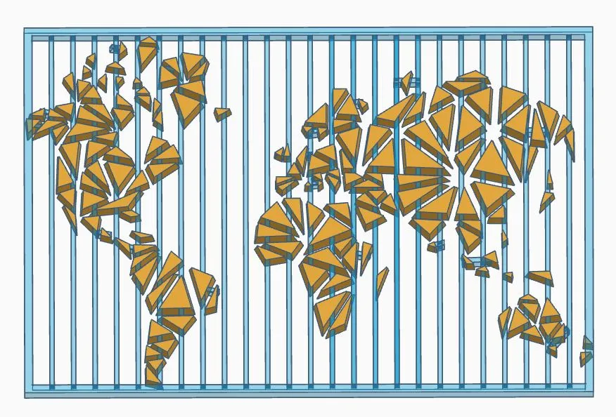 Fragmented Map Art- Bridge Stress Test for A1 - Mini+ Remixed by ...
