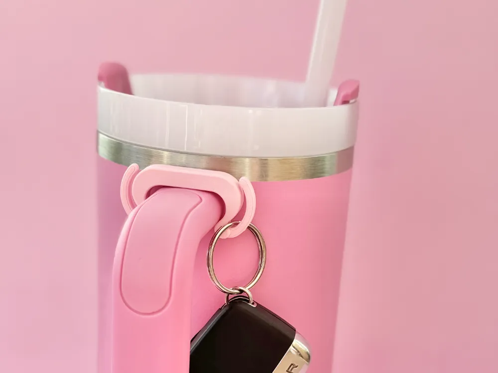 Stanley Tumbler Key Clip | Handle Clip | Cup Charm - Free 3D Print ...