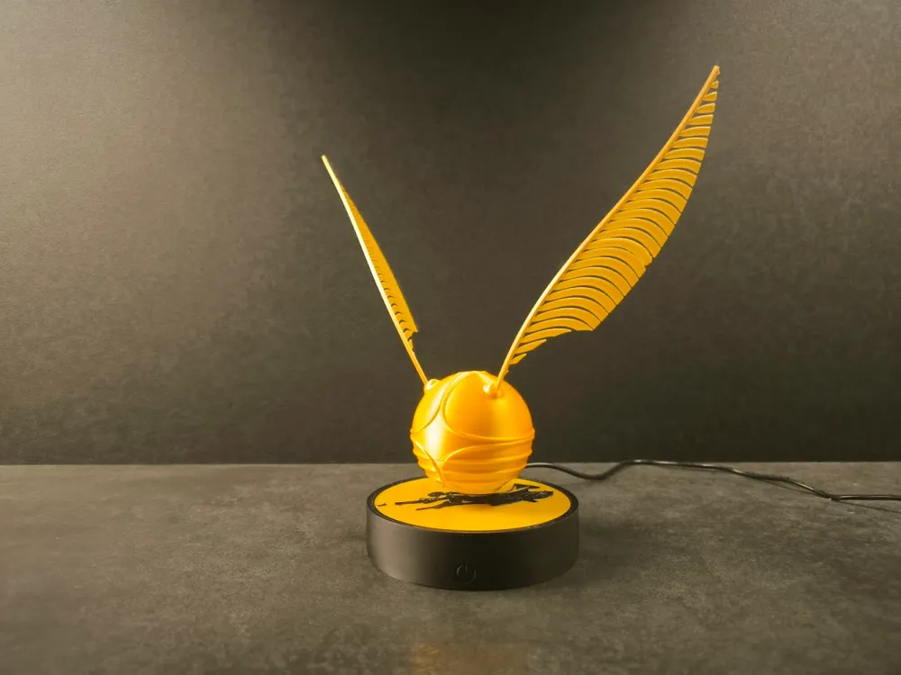 Levitating Golden Snitch by Sevro MakerWorld: Download Free 3D Models