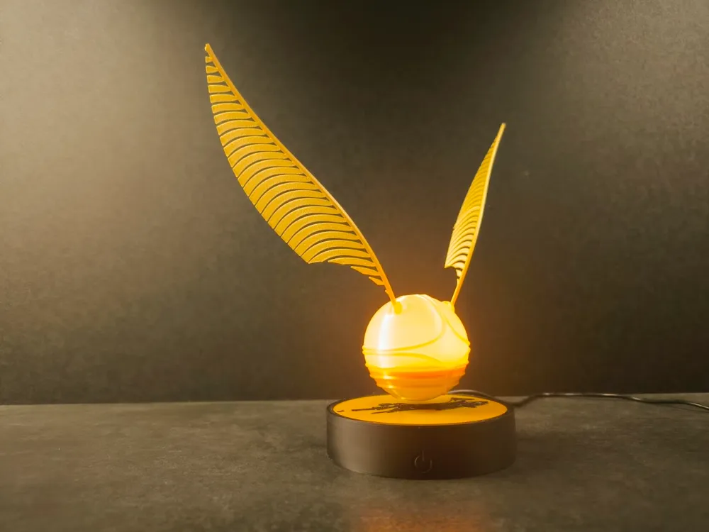 Levitating Golden Snitch - Free 3D Print Model - MakerWorld