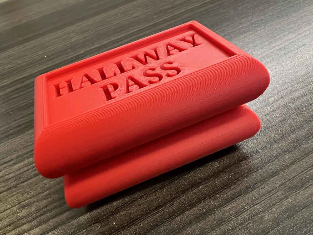 Hallway Pass Bar by 3D Cougar MakerWorld: Download Free 3D Models
