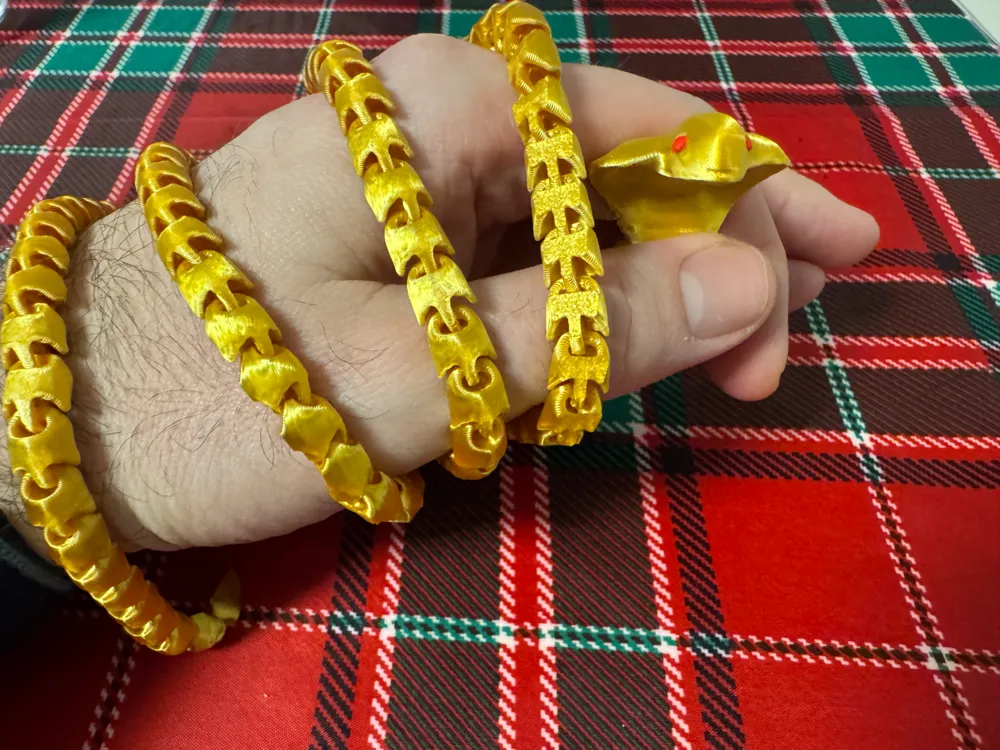 Tiny Flexi Cobra Extra Long - Free 3D Print Model - MakerWorld
