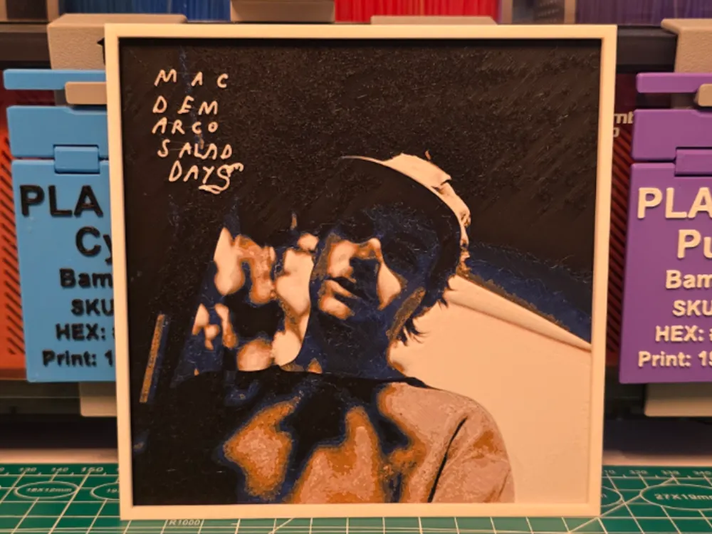Mac Demarco "Salad Days" Album - Hueforge Art by Lumpy3D - MakerWorld